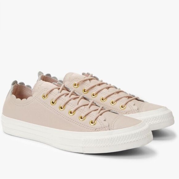 Converse | Shoes | Converse Chuck Taylor All Star Low Top Scalloped ...